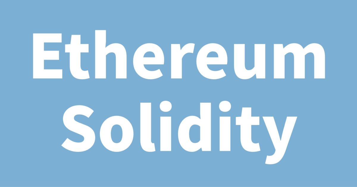 What Are Programming Languages To Write Smart Contracts In Ethereum